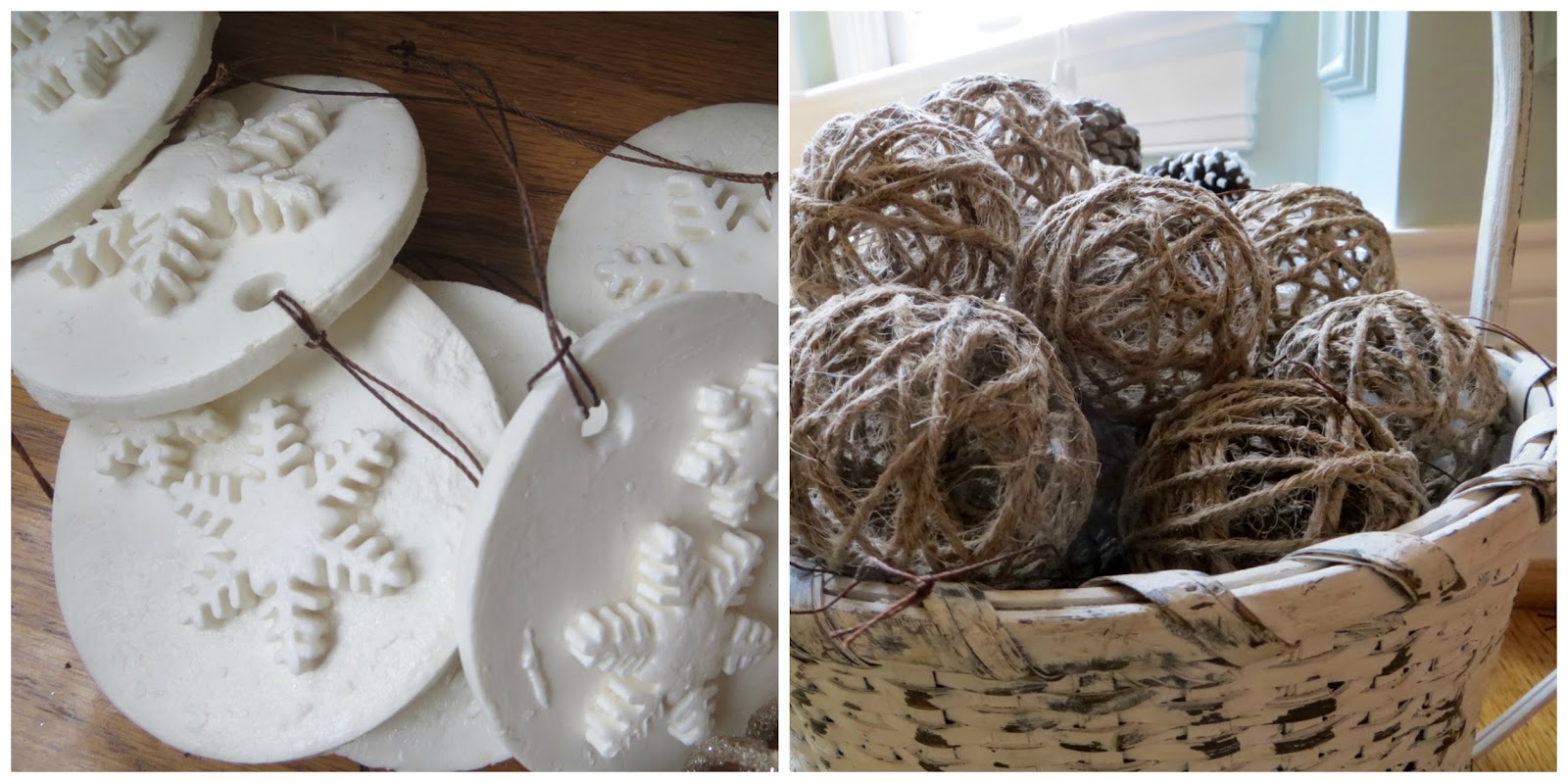 The Project Lady - DIY Tutorial – Cornstarch Ornaments & Twine Ball ...