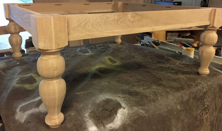 The Project Lady - How-to Build a Square Coffee Table with Turned Legs
