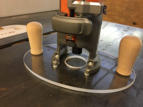 The Project Lady - Make Your Own Router Base with Handles