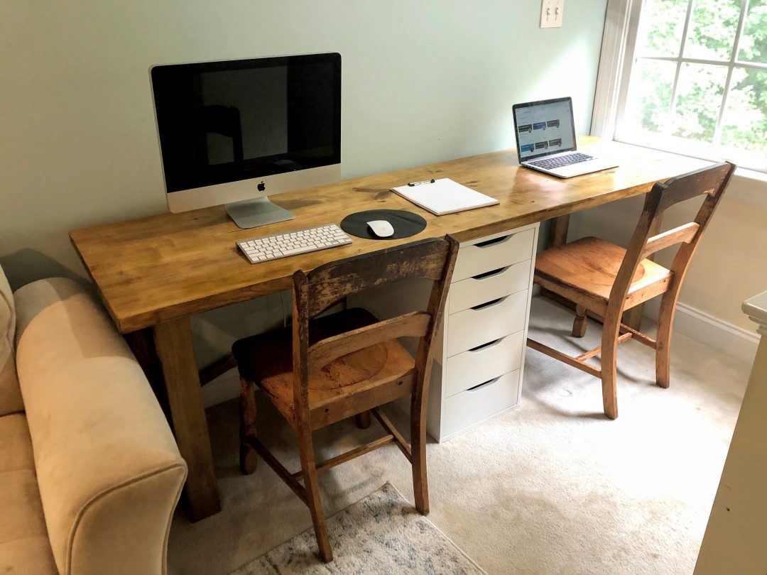The Project Lady - DIY Simple Long School Desks