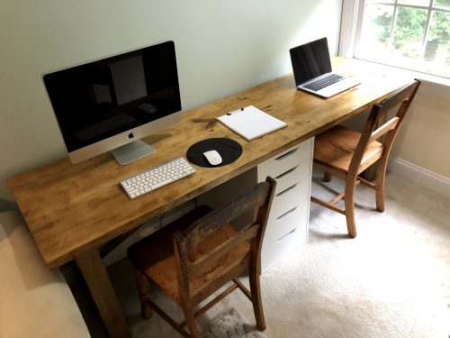 The Project Lady - DIY Simple Long School Desks